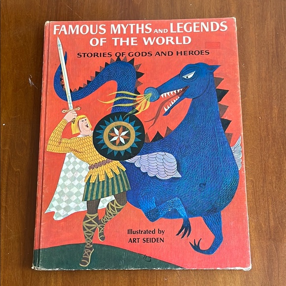 Other | Vintage 196s Famous Myths And Legends Of The World Book | Poshmark